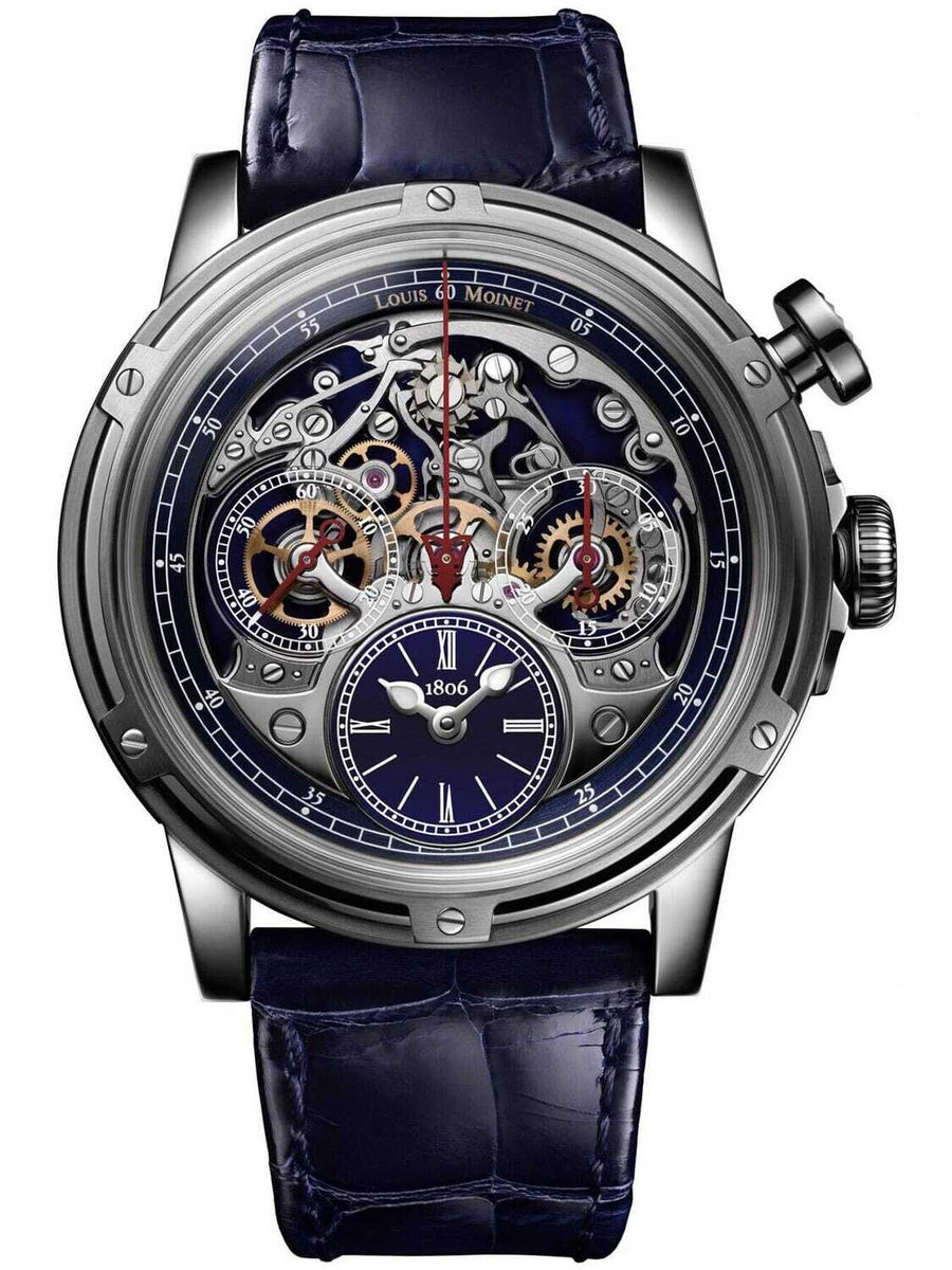 Louis Moinet Memoris Superlight Midnight Blue Limited Edition ..Refere ...